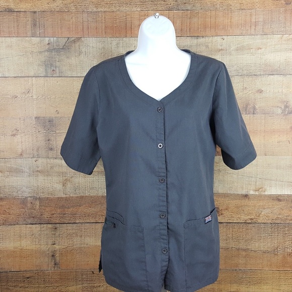 Cherokee | Tops | Cherokee Authentic Workwear Womens Short Sleeve S ...